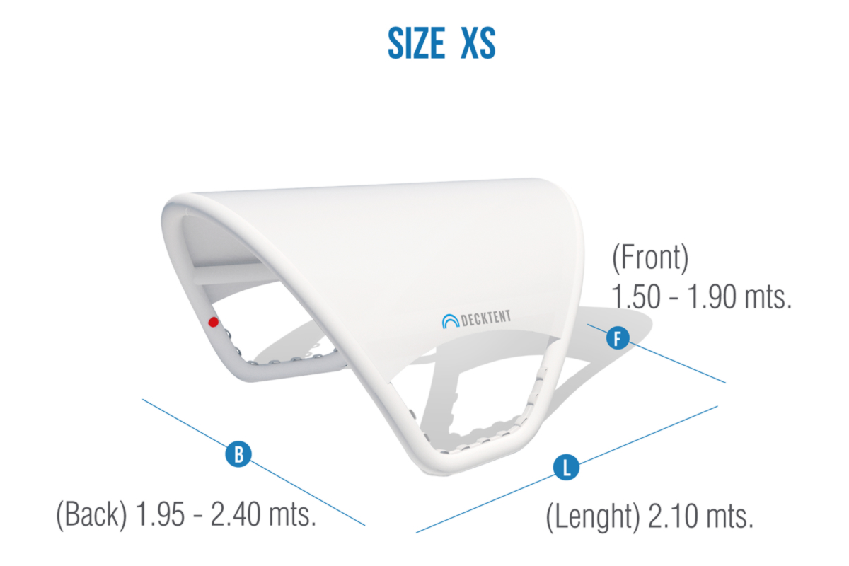 DeckTent Inflatable Bimini Small | perfect yacht suncover 🌞